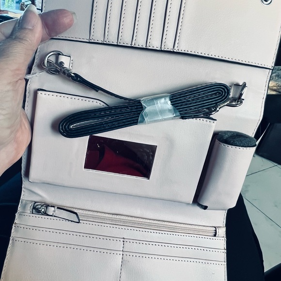 London Fog | Bags | London Fog Nwt Black Wallet With Removable Strap ...